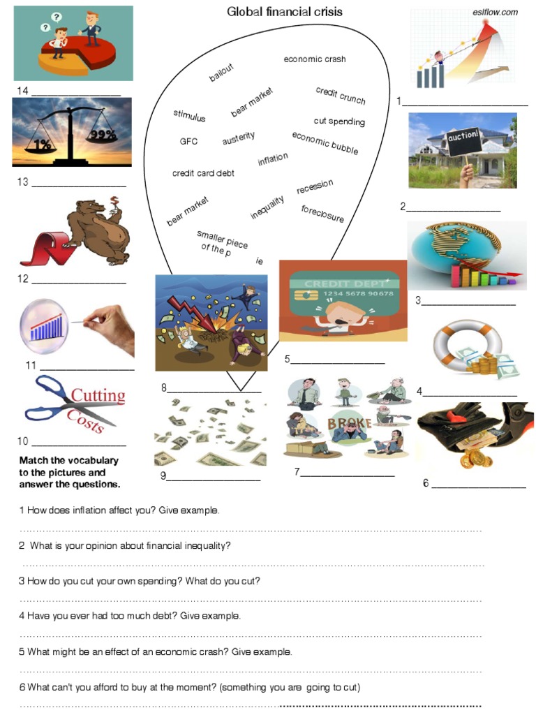 Global Financial Crisis Vocabulary 2022 | PDF | Cost Of Living ...