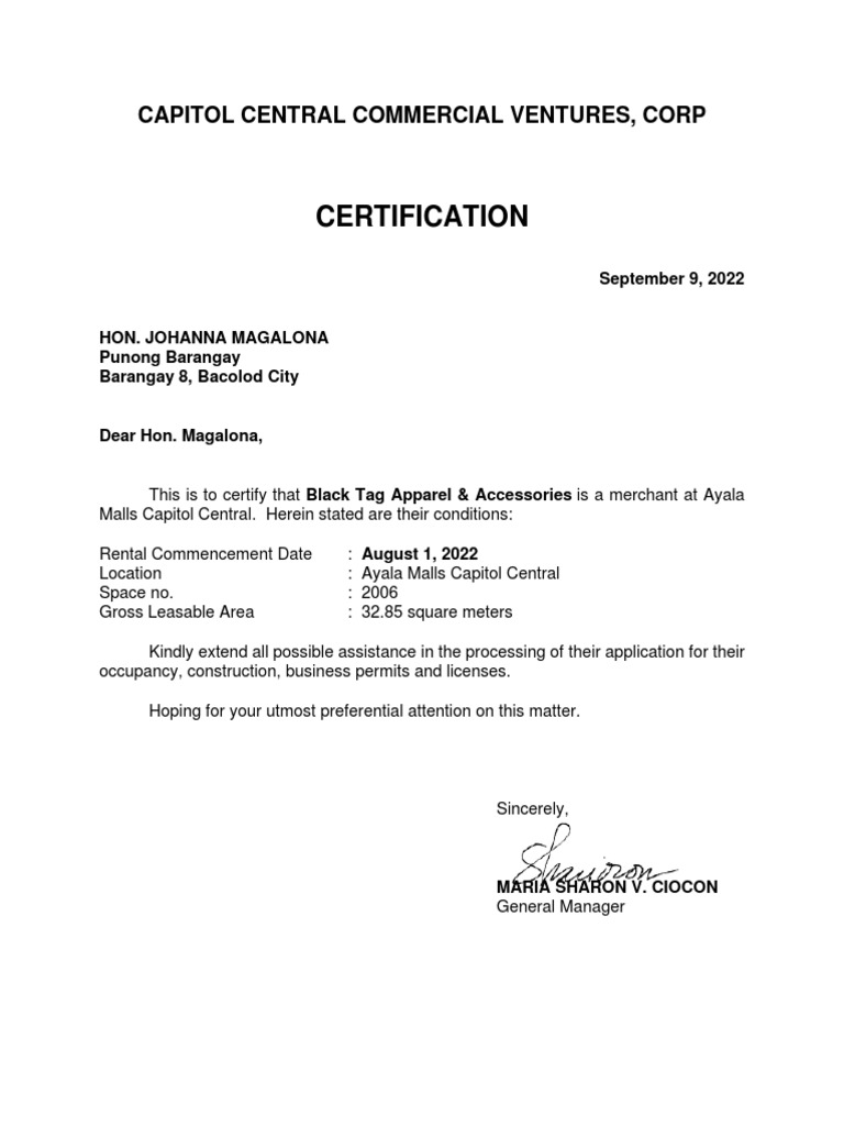 Certificate of Tenancy | PDF | Urban | Private Law