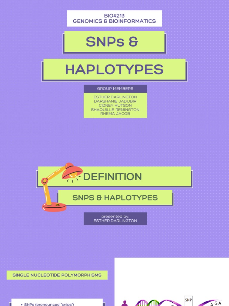 SNPs | PDF | Single Nucleotide Polymorphism | Haplotype