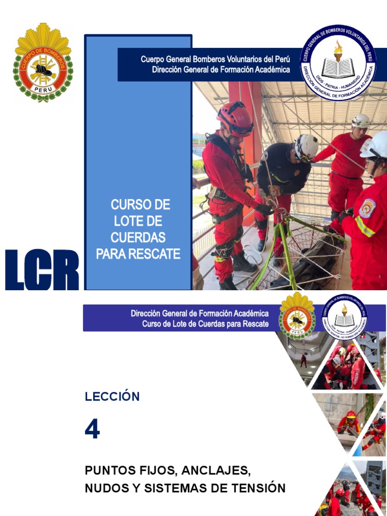 Leccion N°4 LCR | PDF | Nudo | Cuerda