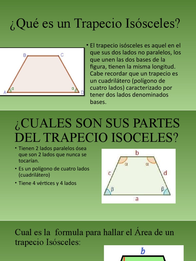 Qué Es Un Trapecio Isósceles | PDF