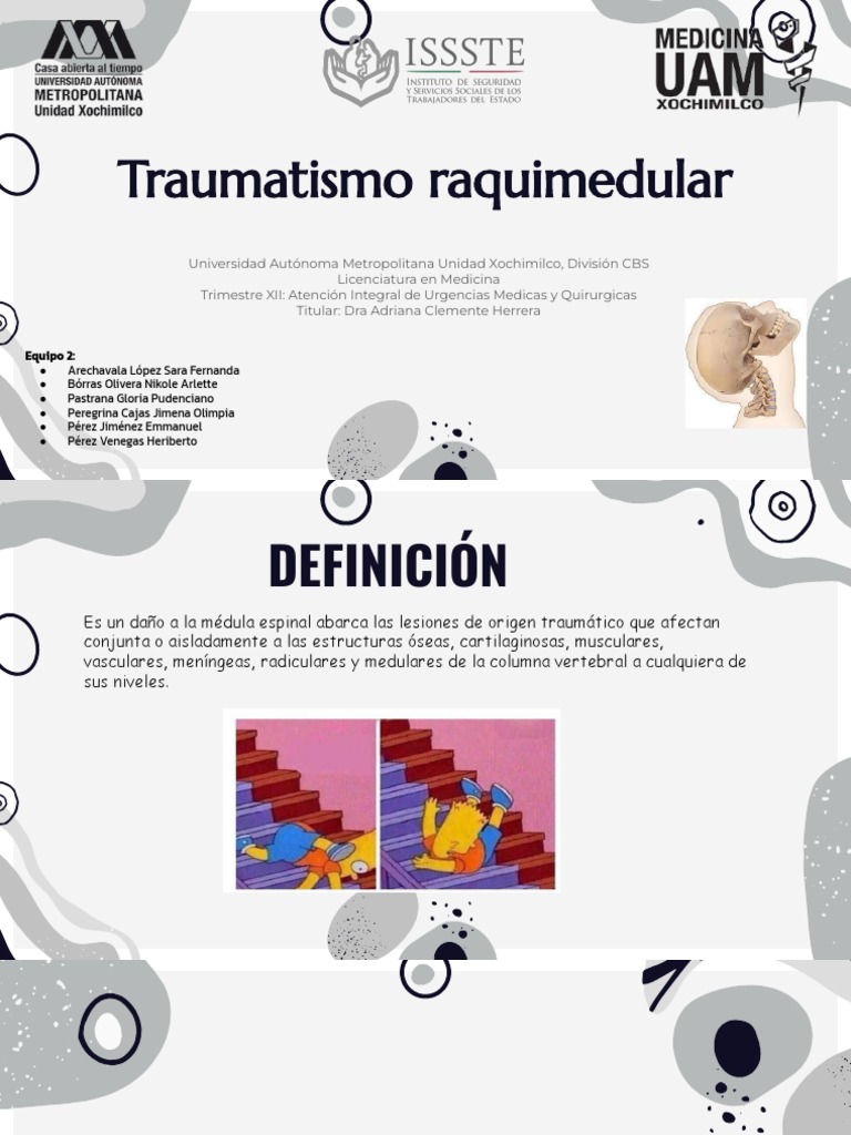 Traumatismo Raquimedular | PDF | Apoptosis | Inflamación