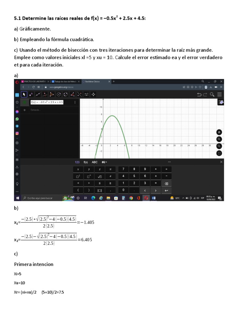 Metodo de Biseccion | PDF