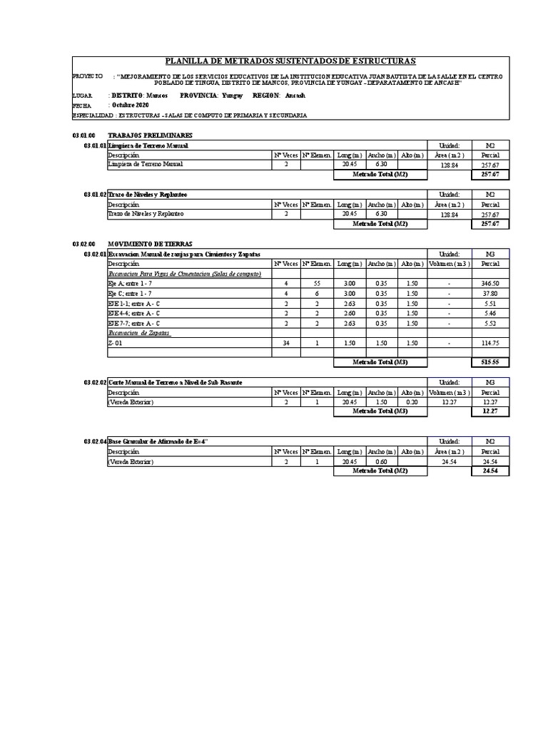 Salas de Computo | PDF | Materiales | edificio