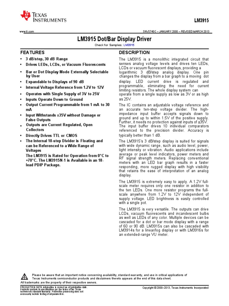 Datasheet | PDF | Rectifier | Amplifier