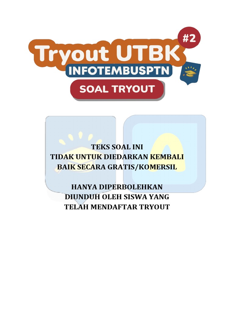 Tryout Skolastik 2 Tutup 5416 | PDF