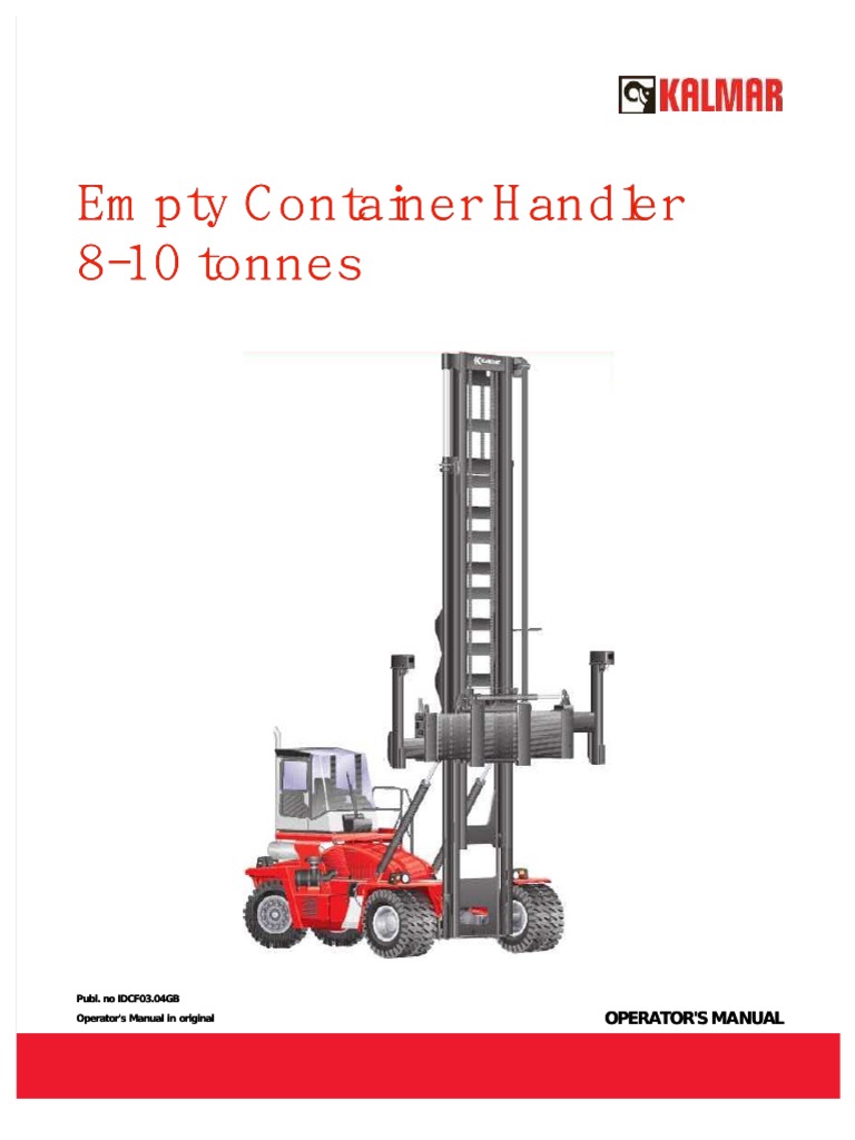 Kalmar Dcf10045e7 | PDF | Vehicle Technology | Manufactured Goods