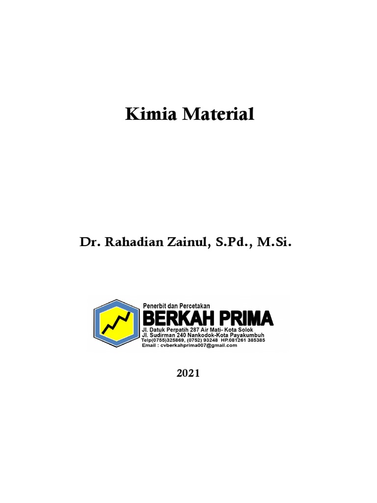 OK UPLOAD Buku Kimia Material | PDF