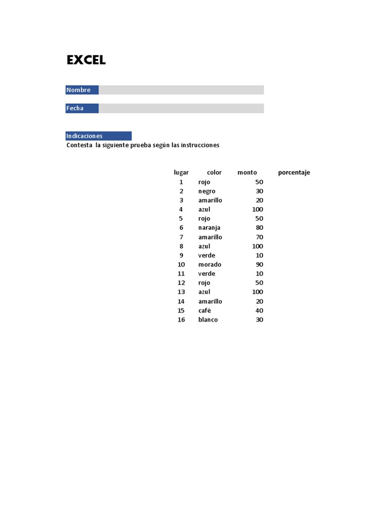 Prueba Excel | PDF | Amarillo | Procesamiento de imágenes Prueba Excel | PDF | Amarillo | Procesamiento de imágenes