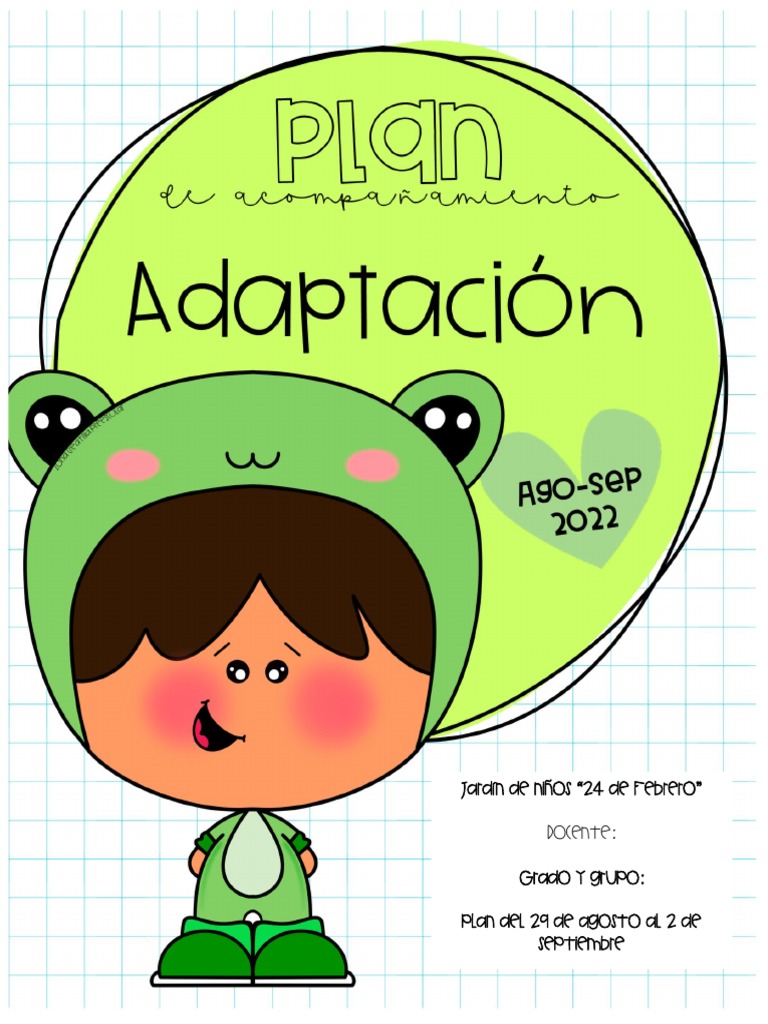 ZCP Plan Adaptación | PDF | Educación de la primera infancia