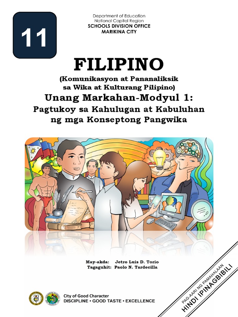 Komunikason at Pananaliksik - Final - Filipino11 - Q1 - M1 | PDF