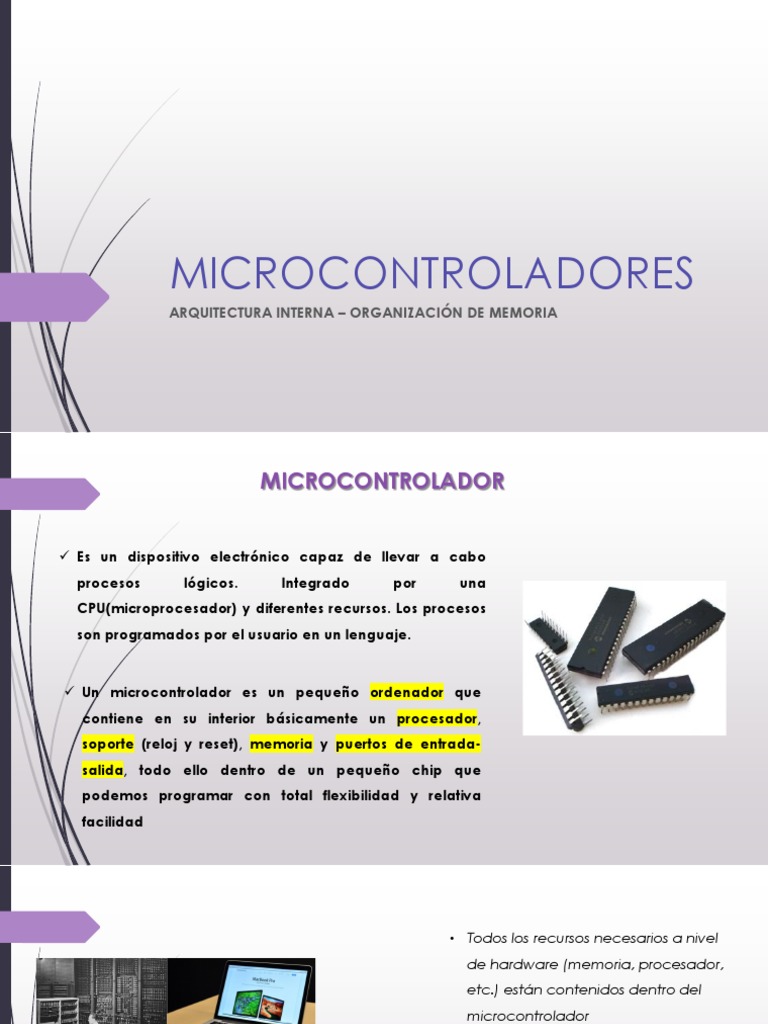 1 3 - Microcontroladores | PDF | Microcontrolador | Unidad Central de ...
