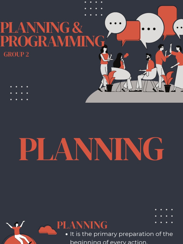 Planning Programming 1 | PDF | Decision Making | Goal