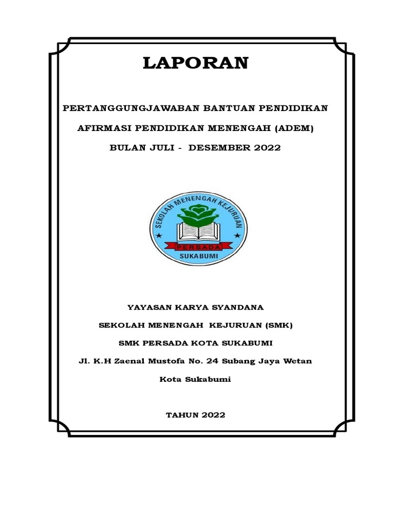 Lap. Juli-Des 2022-4 Orang | PDF