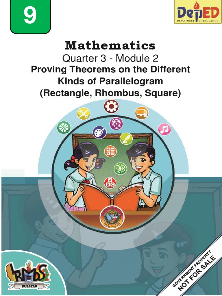 MATH-9-Q3-Module-2 | PDF | Rectangle | Perpendicular