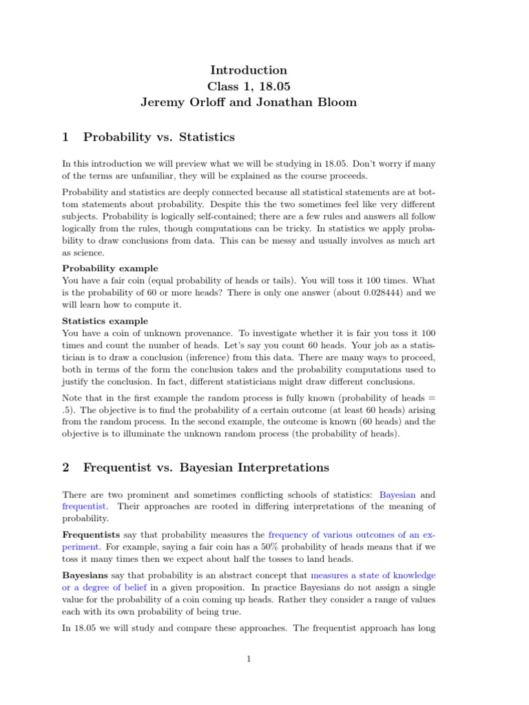 Probability MIT | PDF | Statistics | Probability Distribution