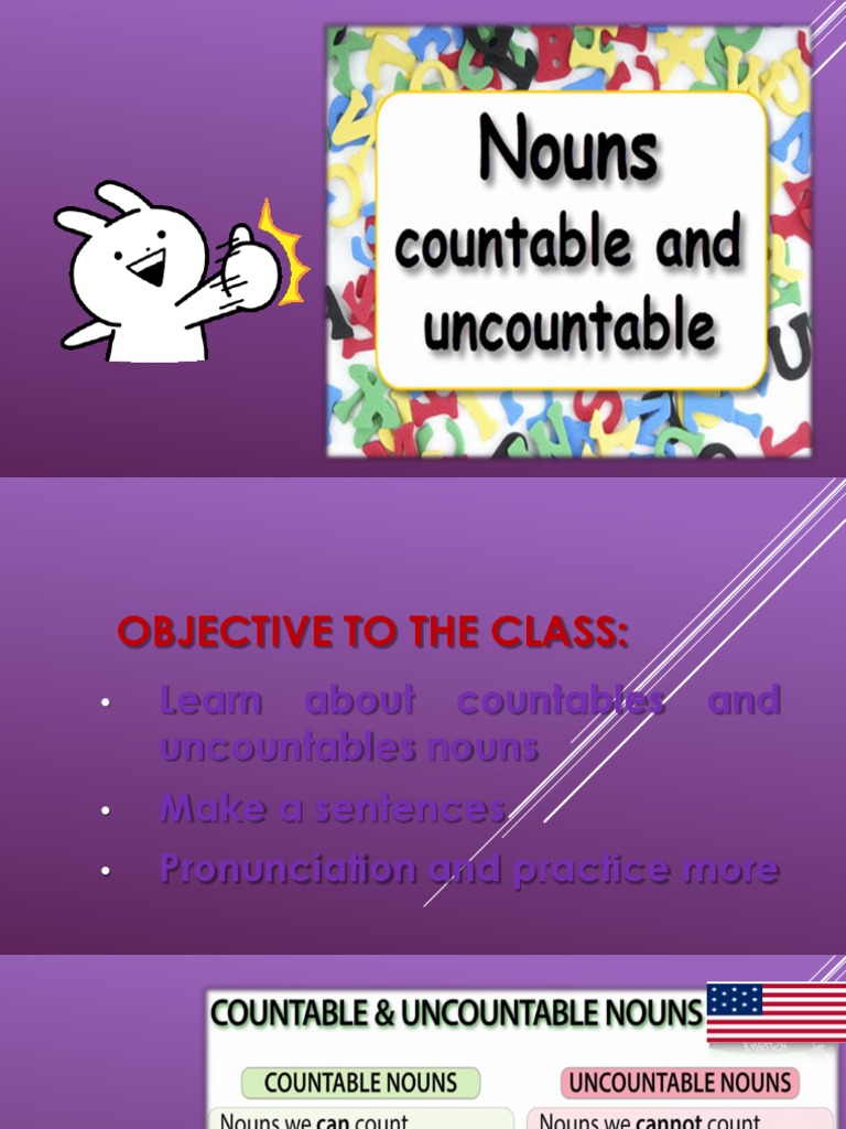 An Introduction to Countable and Uncountable Nouns: Making Sentences ...