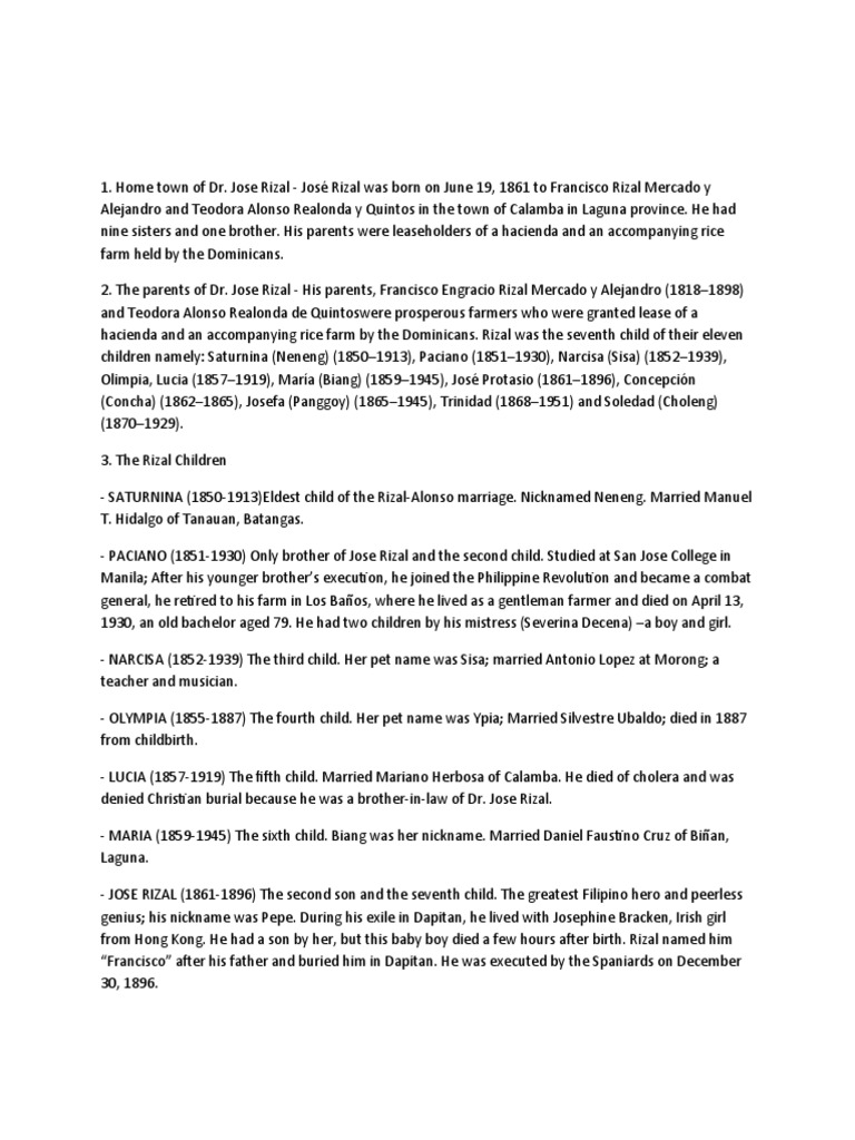 Assignment For Rizal | PDF | Manila | Philippines