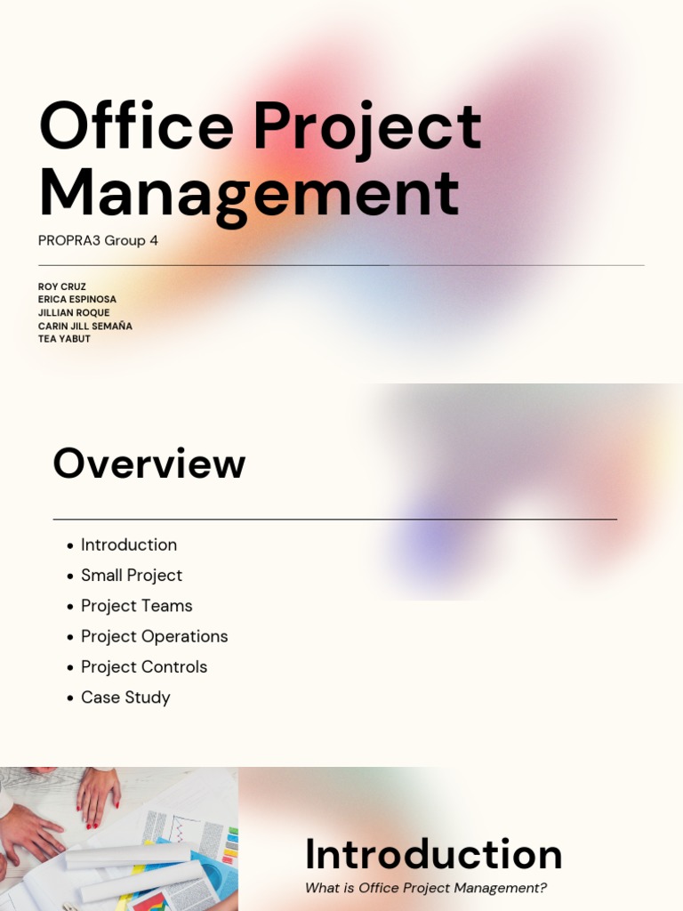 GROUP NO.4 Office Project Management | PDF | Architect | Project Management GROUP NO.4 Office Project Management | PDF | Architect | Project Management