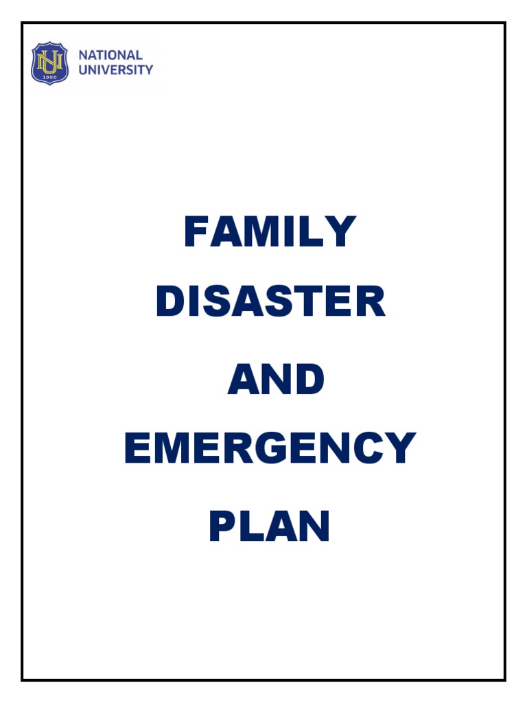 Family Emergency Preparedness Guide | PDF | Emergency Management | Hazards