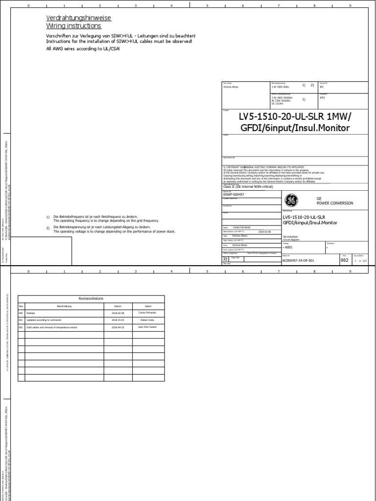 LV5-1510-20-UL-SLR 1MW/ GFDI/6input/Insul - Monitor ...