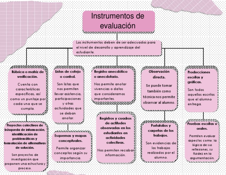 Mapa - Conceptual - 01 - Instrumento de Evaluación | PDF | Evaluación | Cognición