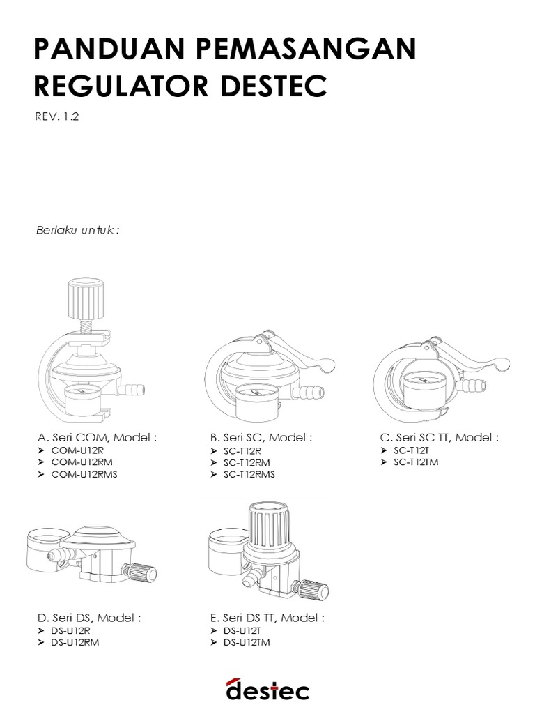 Panduan Pemasangan Regulator Destec | PDF