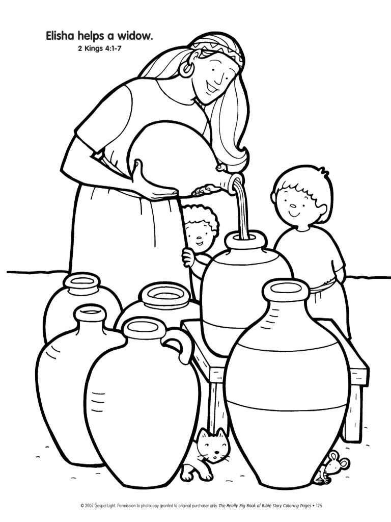 58 Elisha Helps A Widow | PDF