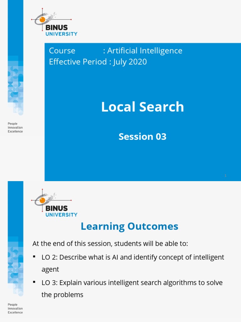Ai Local Search Algorithms Pdf Genetic Algorithm Computer Science