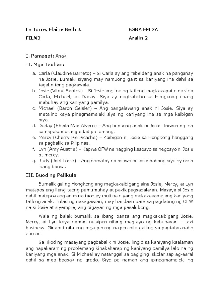 La Torre - Aralin2 | PDF