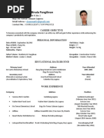 Jollibee Aplication Letter | PDF