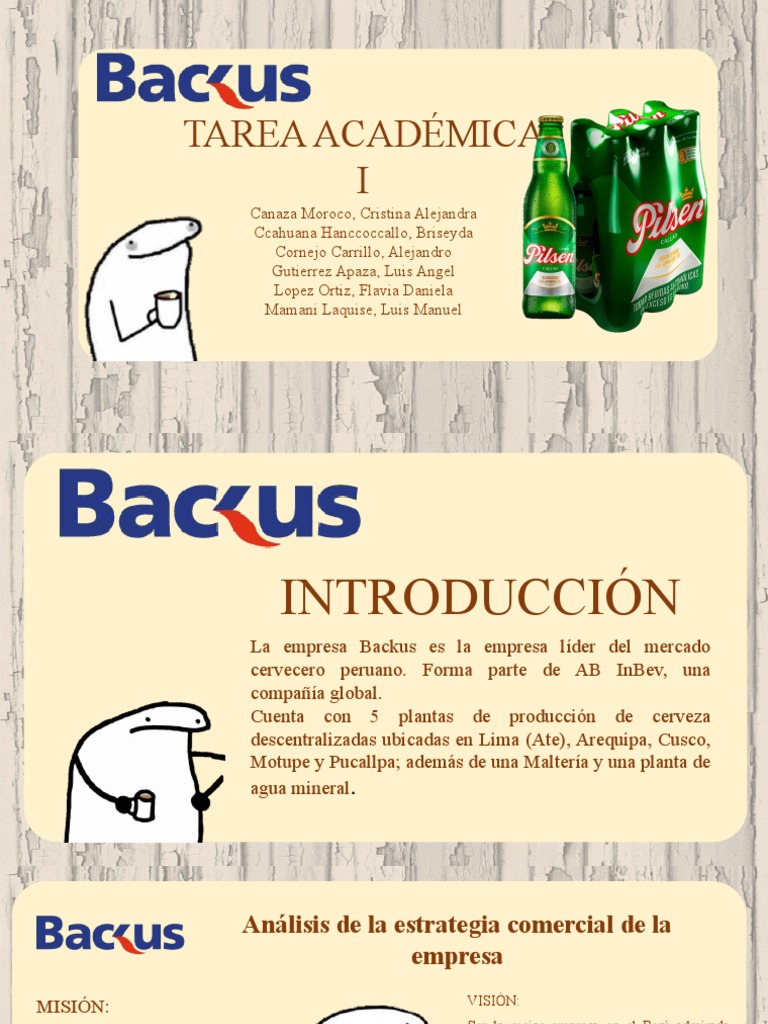 Backus - Diapositivas 2 | PDF | Cerveza | Logística