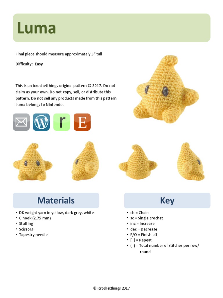 Luma | PDF | Crochet | Knitting
