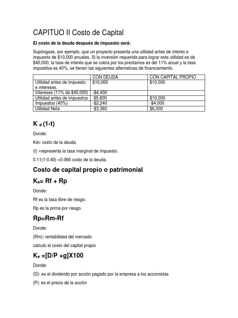 Ejercicios Resueltos Capitulo Ii y Iii | PDF | Compartir (Finanzas) | Interés