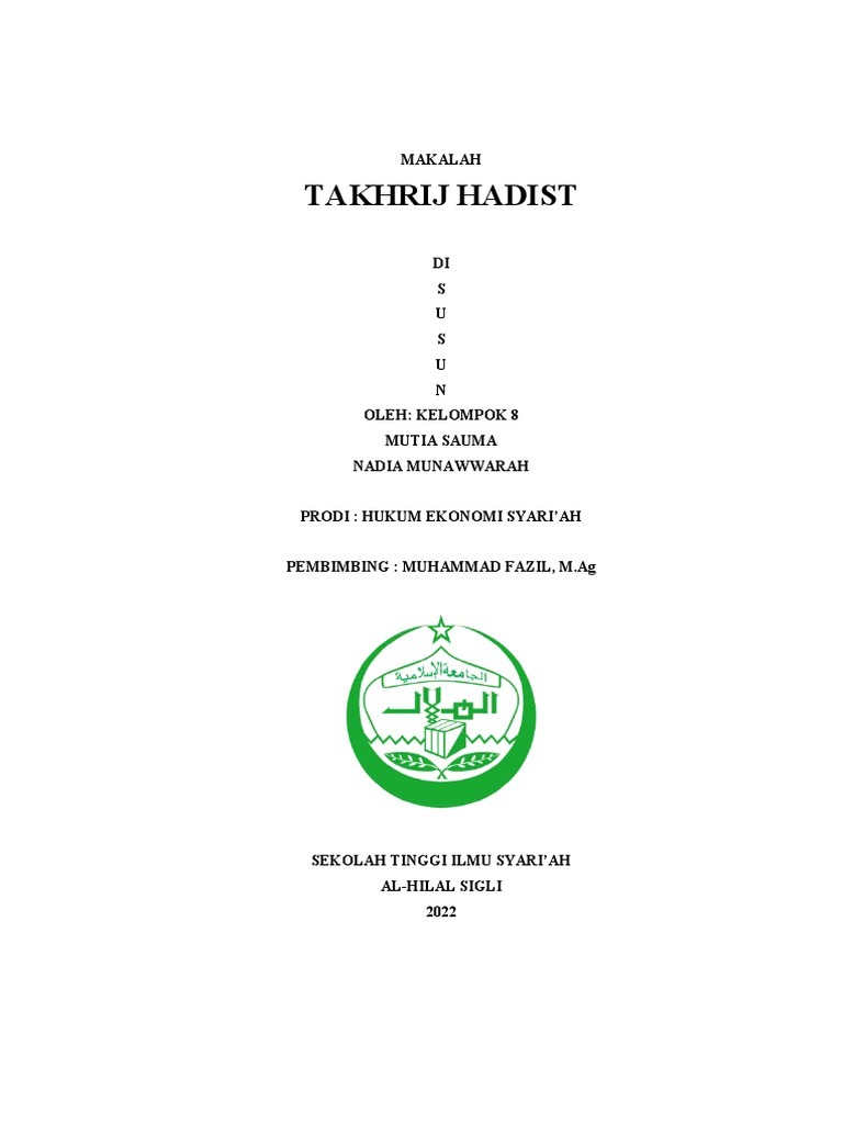 Takhrij Hadits | PDF