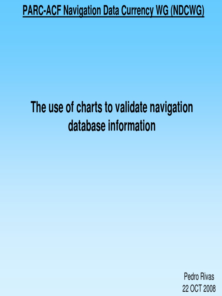 08 02 RD198 Navigation Data Currency WG | PDF | Navigation | Databases