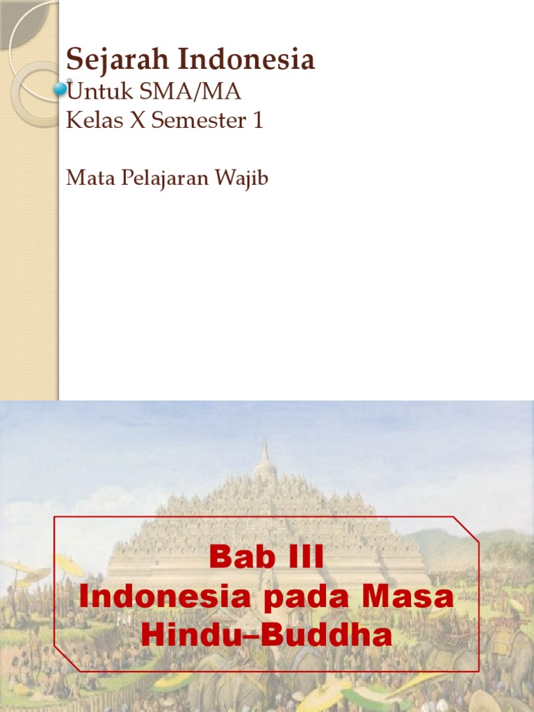 Bab 3 Sejarah Indonesia | PDF