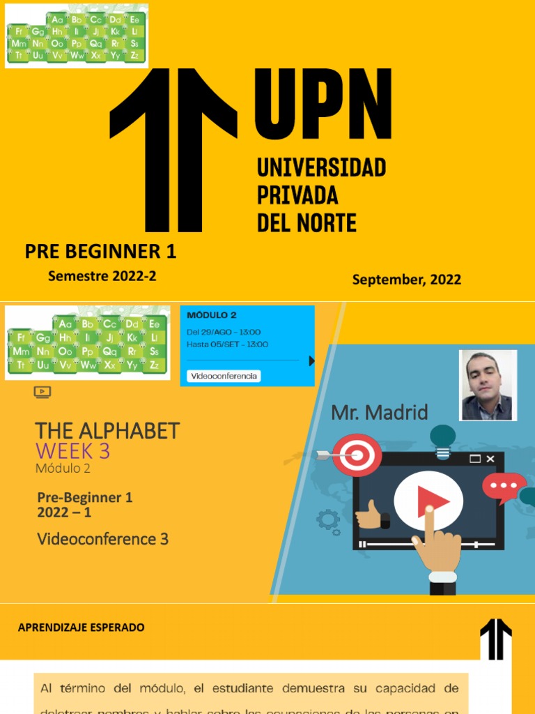 Pre-Beginner 1 Alphabet Module 2 | PDF | Cognition | Human Communication