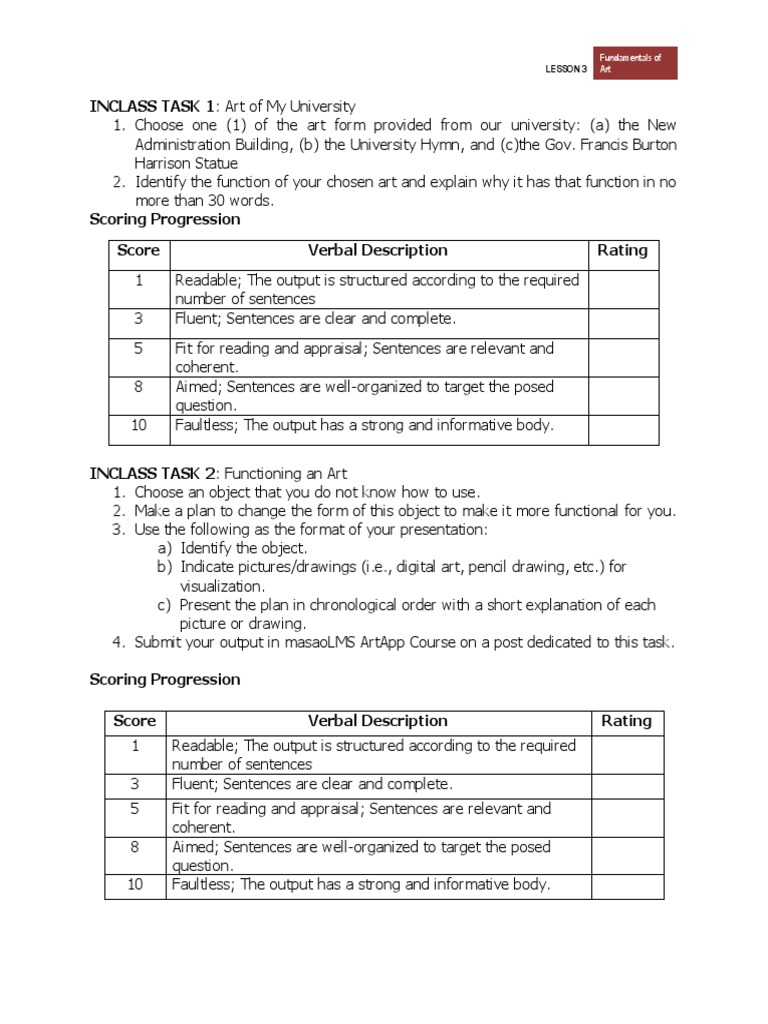 Inclass Task 1 | PDF