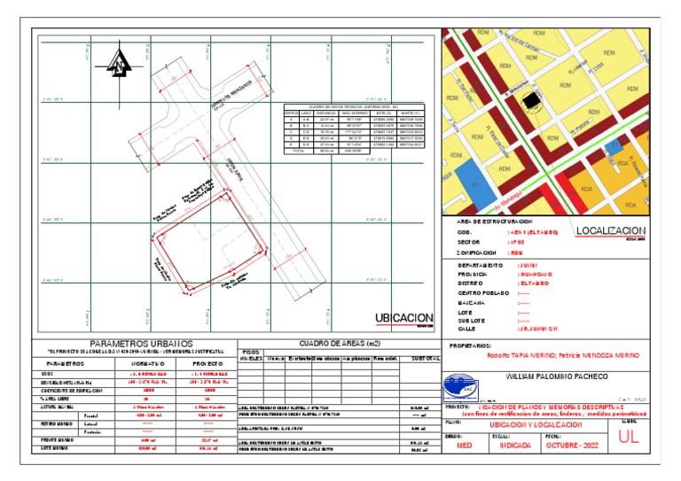 Plano de Localizacion y Ubicacion-Ul | PDF