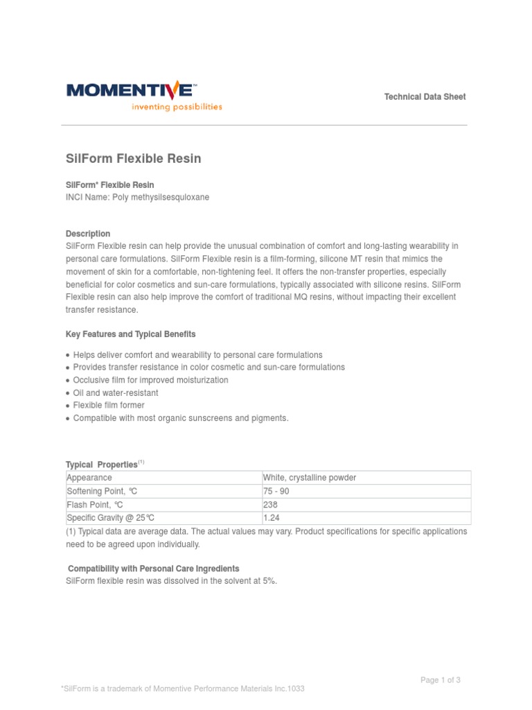 ShowTechnicalDataSheet Silform Flexible Fluid | PDF | Patent | Silicone