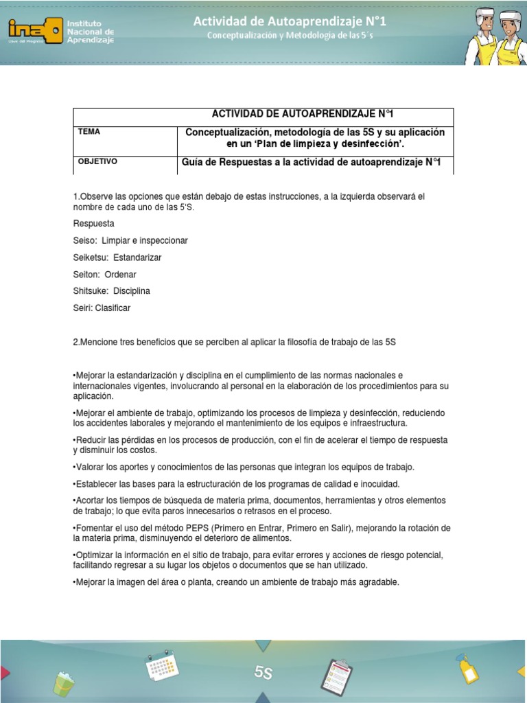 Actividad N°1 de Autoaprendizaje | PDF