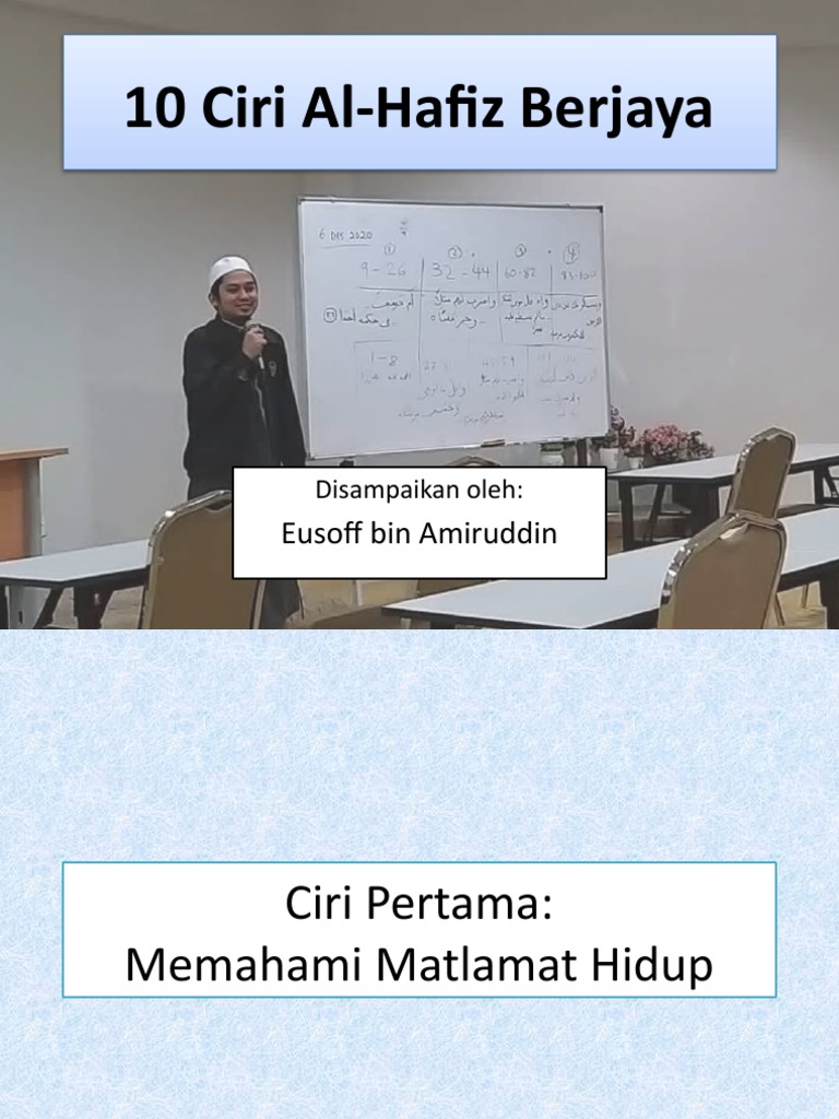 10 Ciri Al-Hafiz Berjaya | PDF