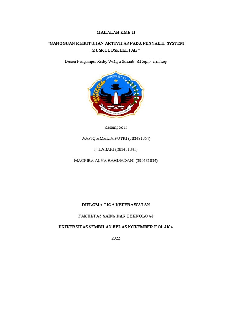 Makalah KMB II Kel.1 | PDF