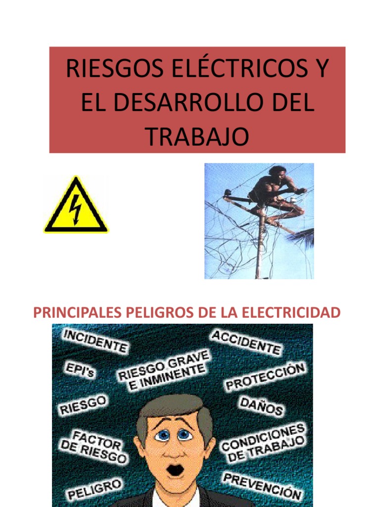 2 5 Riesgos Electricos | PDF | Corriente eléctrica | voltaje