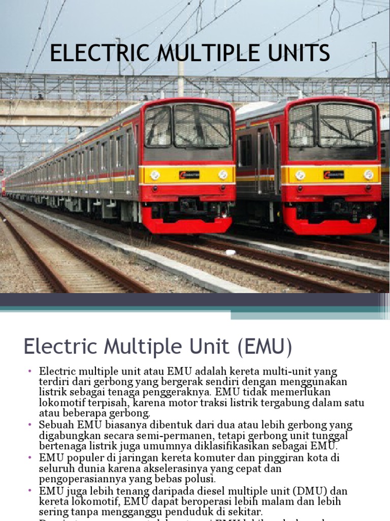 Pengenalan Electric Multiple Unit (EMU) | PDF | Komputer