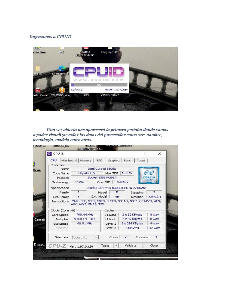 Tutorial Cpuid | PDF | Computadoras