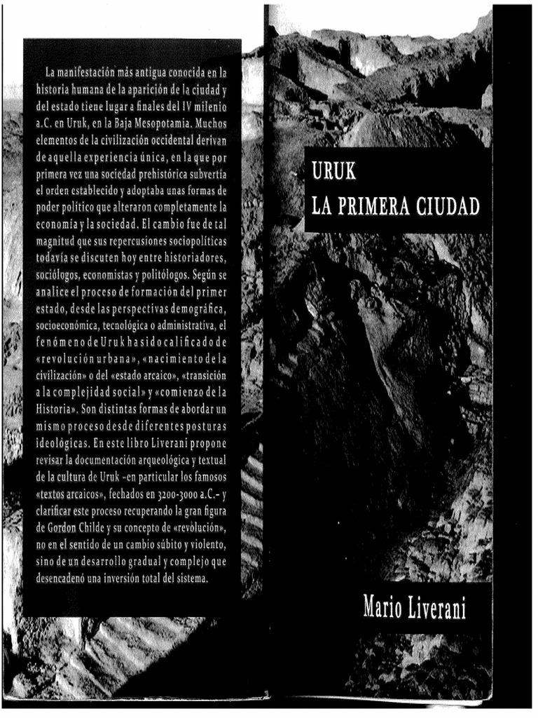 LIVERANI. Uruk La Primera Ciudad (ENTERO) | PDF | Método científico | Science