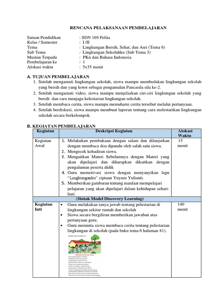 Kelas 1 Tema Tema 6 | PDF | Kesehatan Holistik | Sains & Matematika