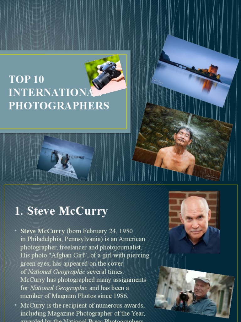 Top 10 International Photographers | PDF